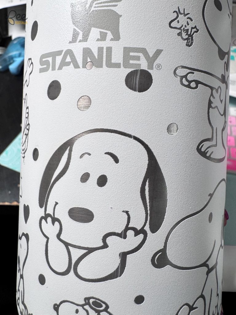 Limited Sale Snoopy And Woodstock 40oz Stanley Cup Dupe Laser Engraved